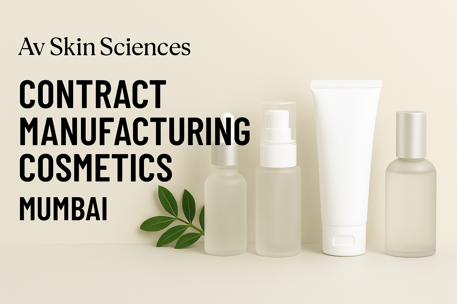 Contract Manufacturing Cosmetics Mumbai - Av Skin Sciences